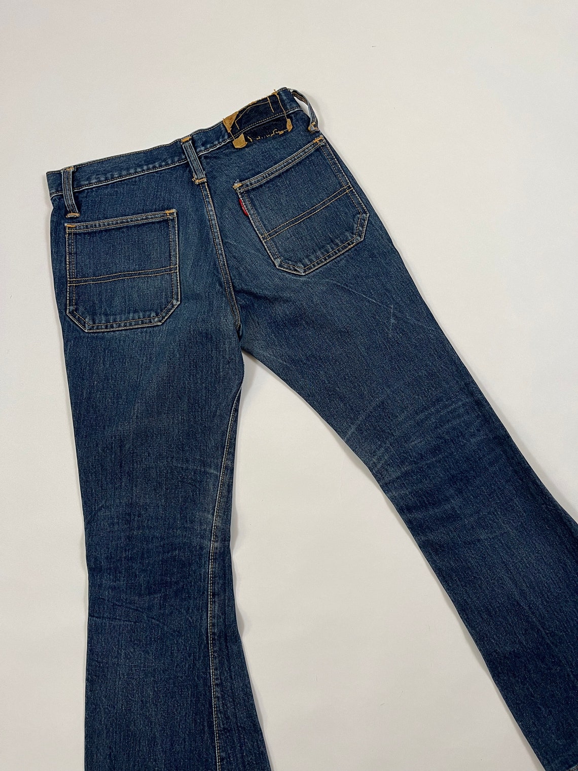 29 X 29 Vintage 1970's | 1990's Big John Denim Hip Hugger Bell Bottoms ...