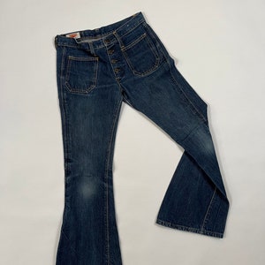 29 X 29 Vintage 1970's | 1990's Big John Denim Hip Hugger Bell Bottoms ...