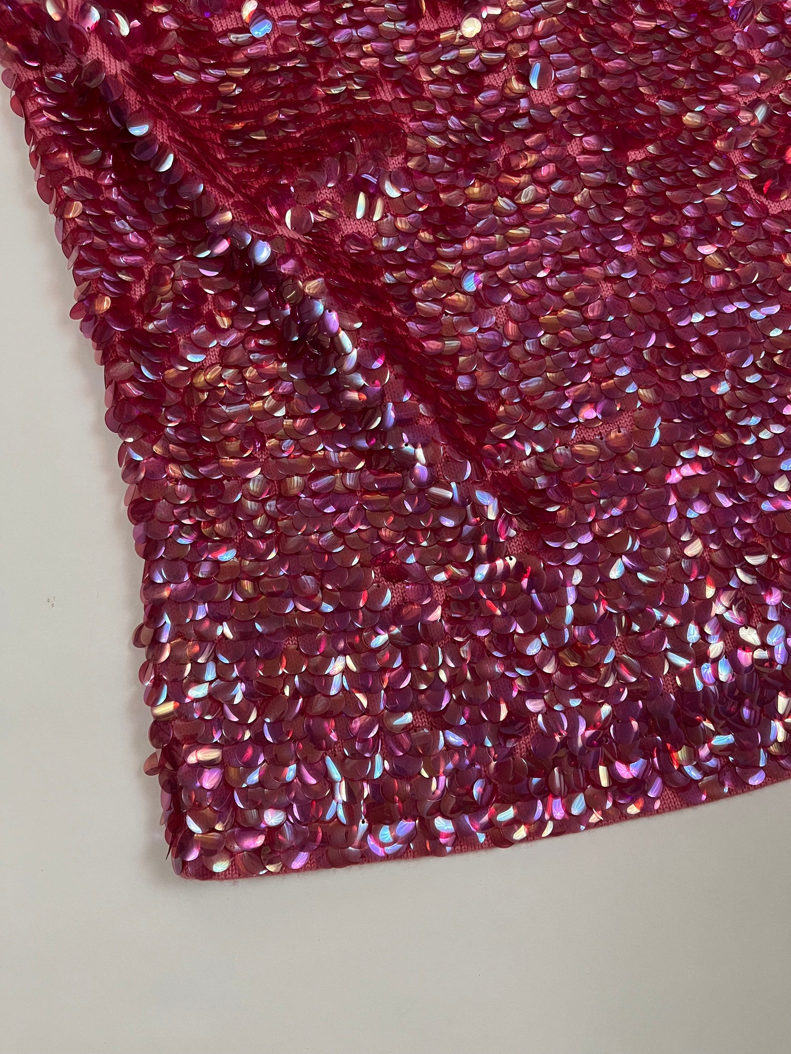 Vintage 1960's Jo-ro Imports Barbie Pink Payette Sequin - Etsy