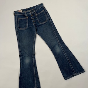 29 X 29 Vintage 1970's | 1990's Big John Denim Hip Hugger Bell Bottoms ...