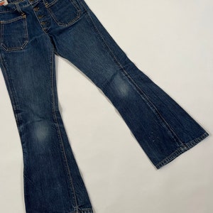 29 X 29 Vintage 1970's | 1990's Big John Denim Hip Hugger Bell Bottoms ...