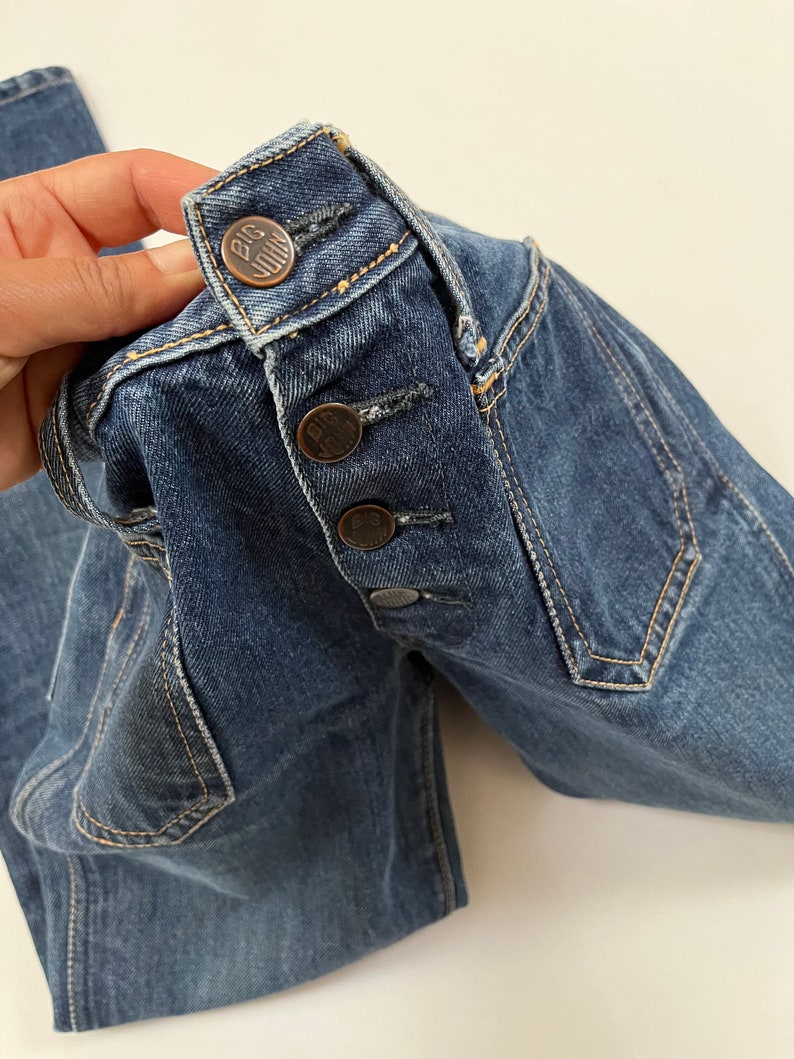 29 X 29 Vintage 1970's | 1990's Big John Denim Hip Hugger Bell Bottoms ...