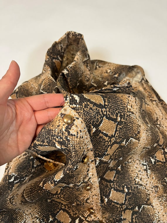 30 x 29 Vintage 1950's | 1960's NOS Snake Python Prin… - Gem