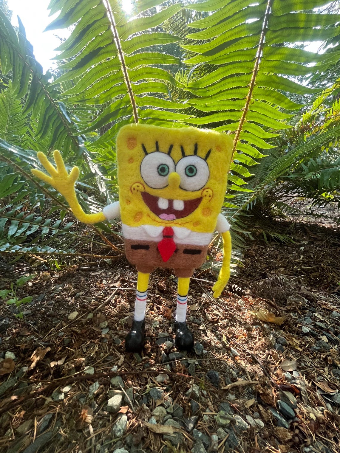 Spongebob Figure Made of Wool - Etsy