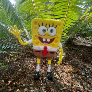 Spongebob Figure Made of Wool - Etsy