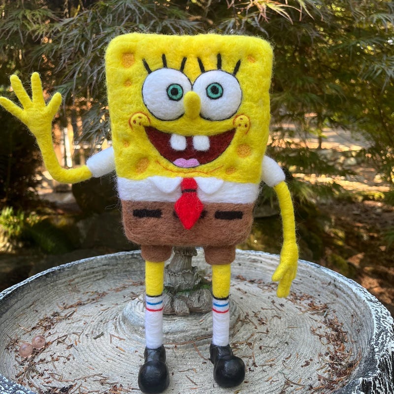 Spongebob Puppet - Etsy UK