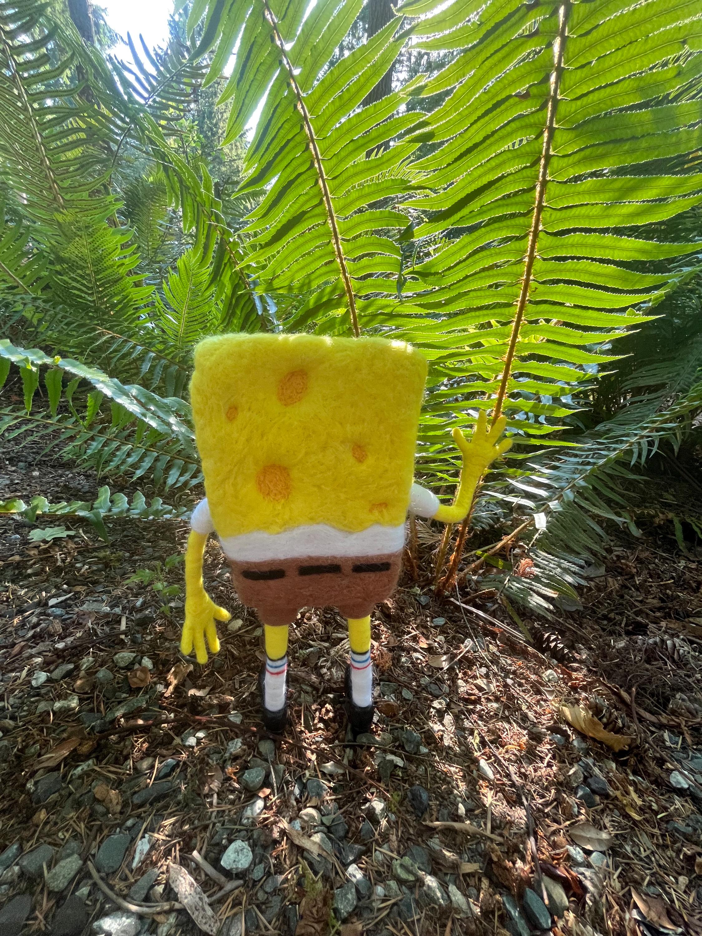 Spongebob Figure Made of Wool - Etsy