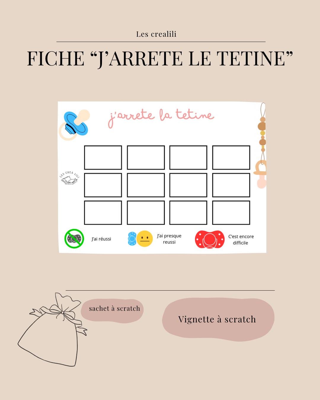 “stop Pacifier” Learning Sheet - Etsy