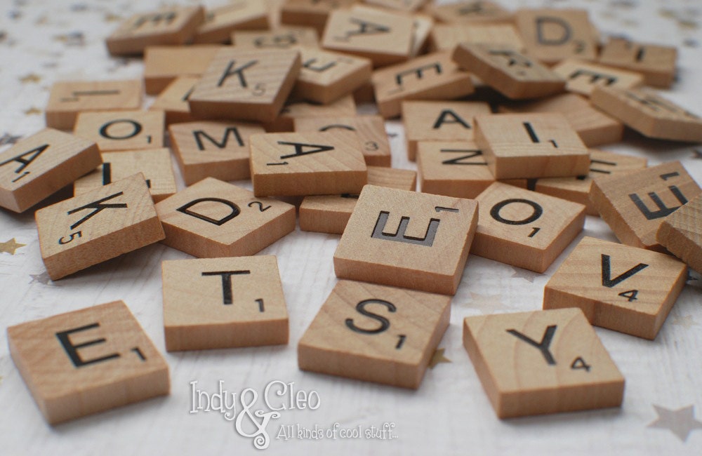 Sock Monkey Scrabble Necklace Scrabble Tile Pendant Good - Etsy