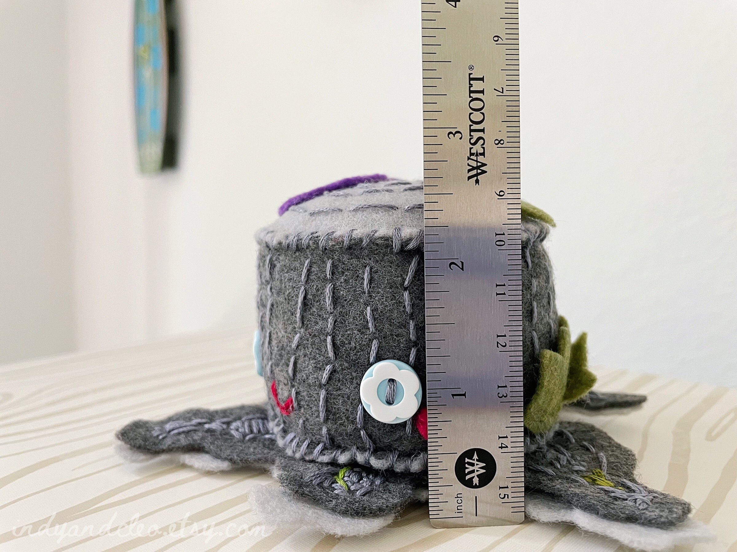 Handmade Felt Tree Stump, Stuffed Tree Plushie, Tree Stump Toy ...