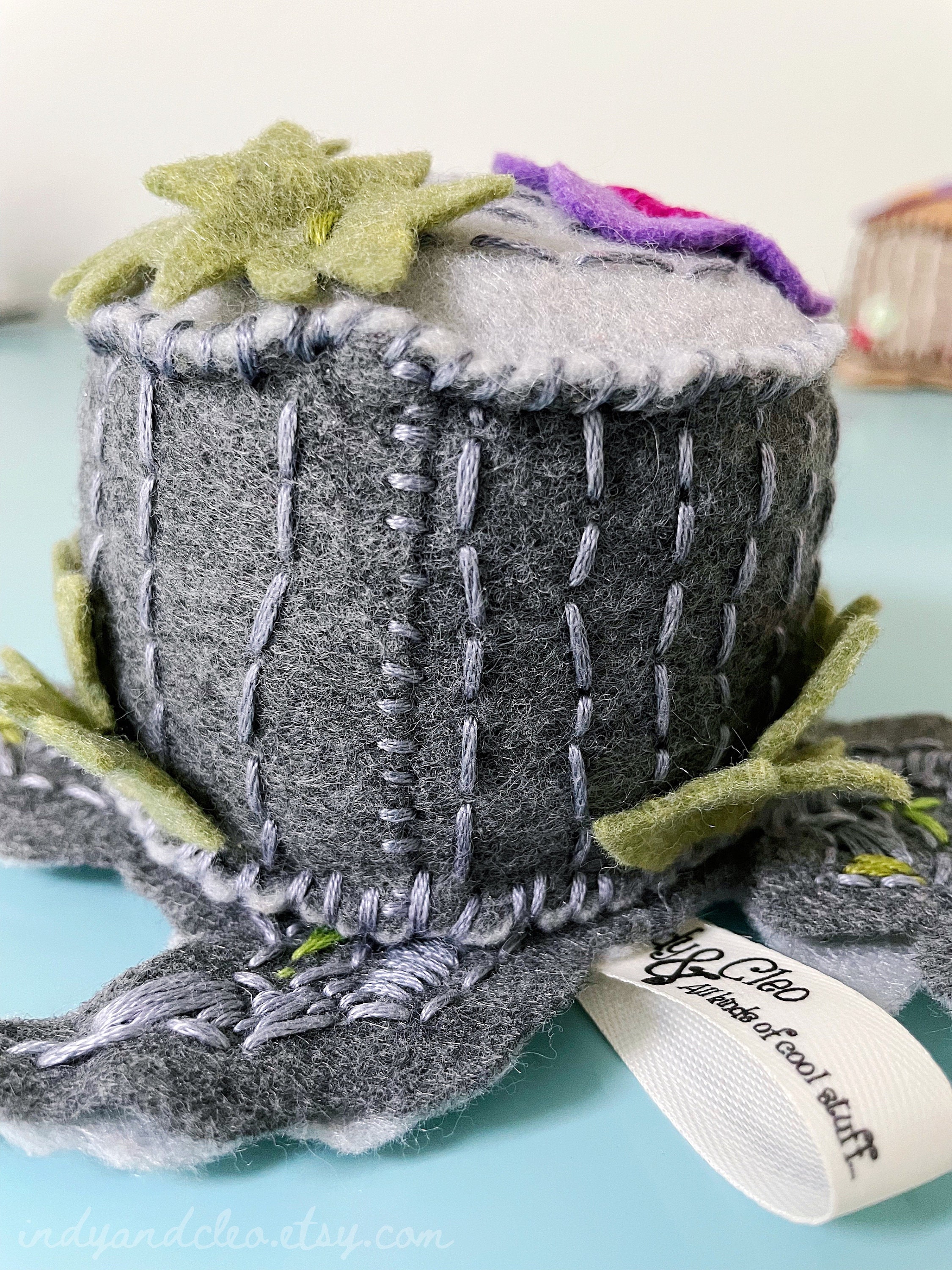 Handmade Felt Tree Stump, Stuffed Tree Plushie, Tree Stump Toy ...