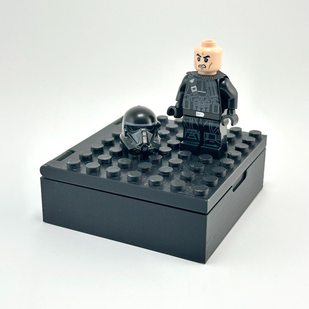 3D Printed Mini Figure Storage Box: Toy Organizer Carrying Case - Etsy