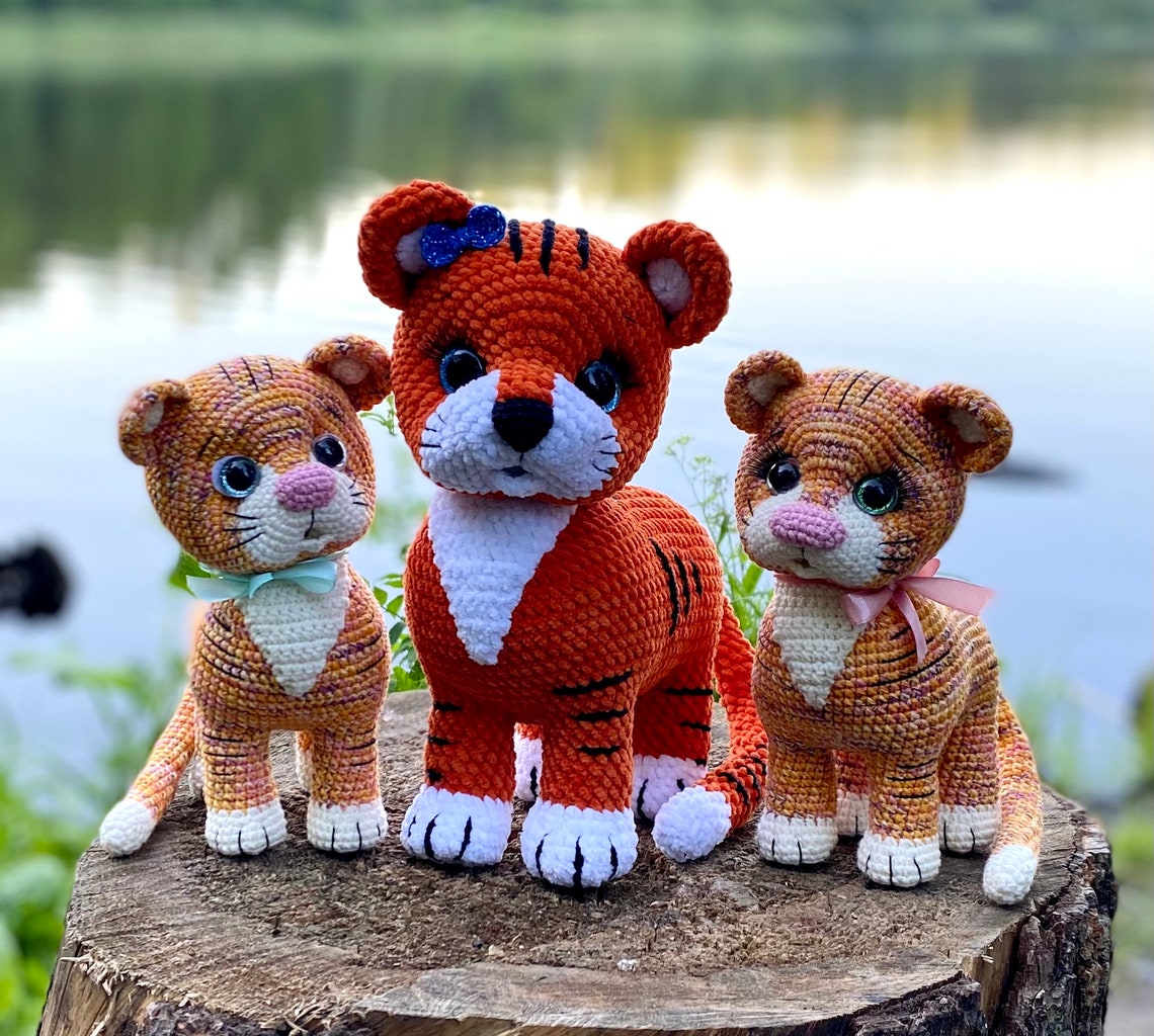 Tiger Amigurumi by Aleniya2 Crochet PDF Pattern Tutorial - Etsy