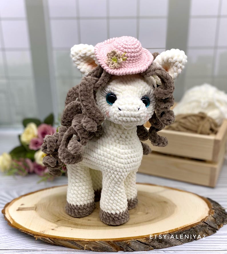 Amigurumi by Aleniya2 Crochet PDF Pattern Tutorial - Pony Horse - Etsy