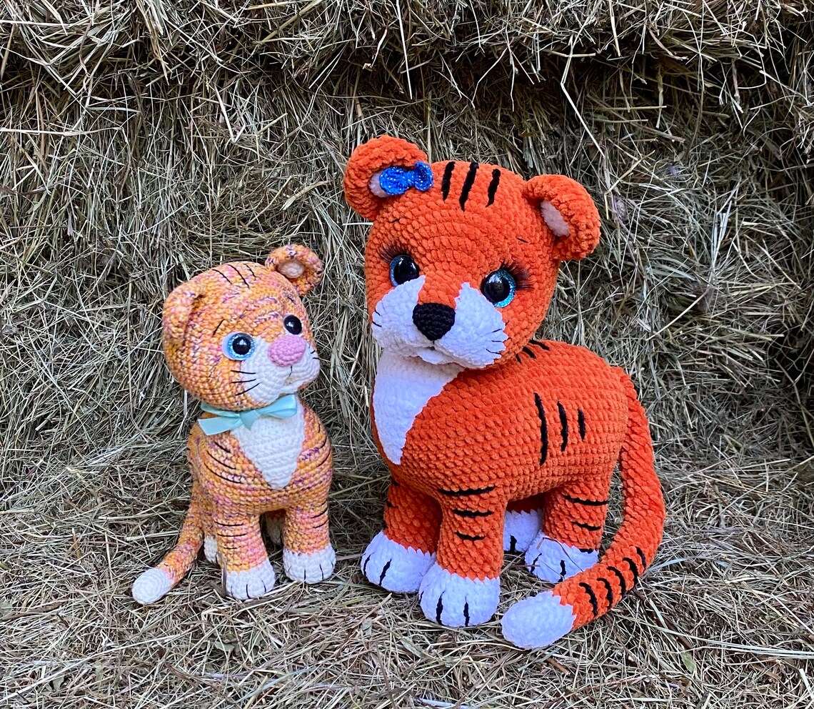 Tiger Amigurumi by Aleniya2 Crochet PDF Pattern Tutorial - Etsy