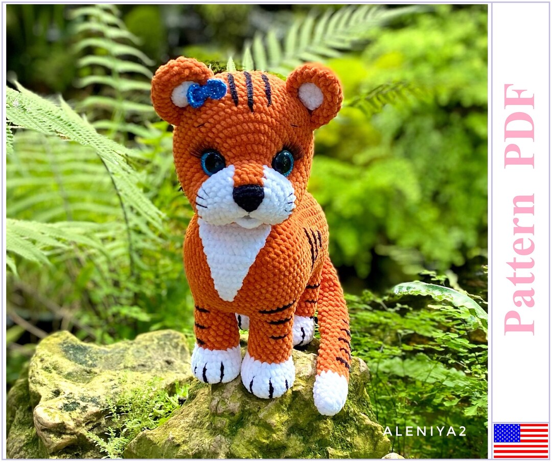 Tiger Amigurumi by Aleniya2 Crochet PDF Pattern Tutorial - Etsy