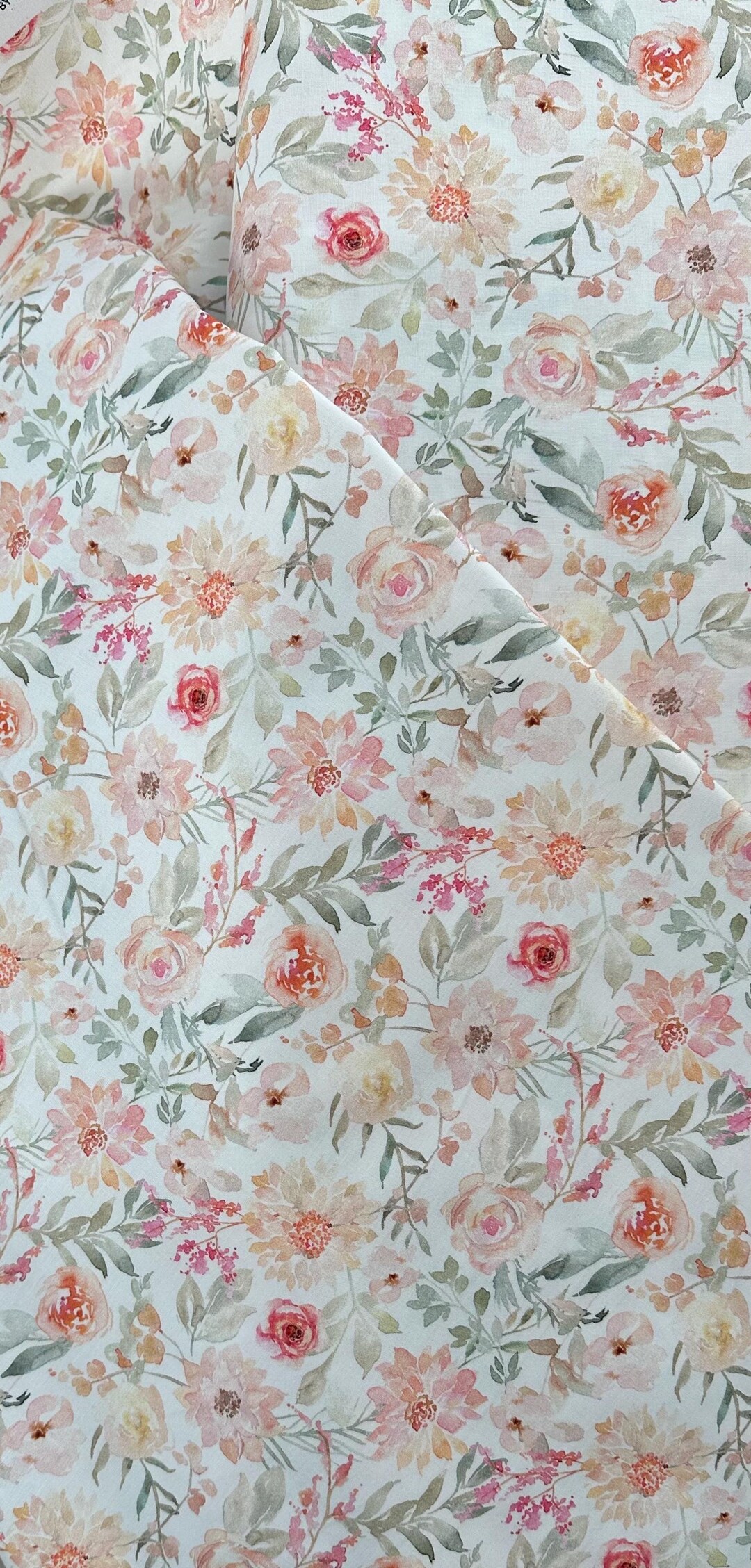 Lullu Woven Cotton European Fabric, Tygdrommar, Floral Cotton Fabric ...