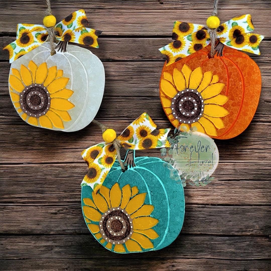 Sunflower Pumpkin Freshie: Autumn Aroma Bead Air Freshener - Etsy