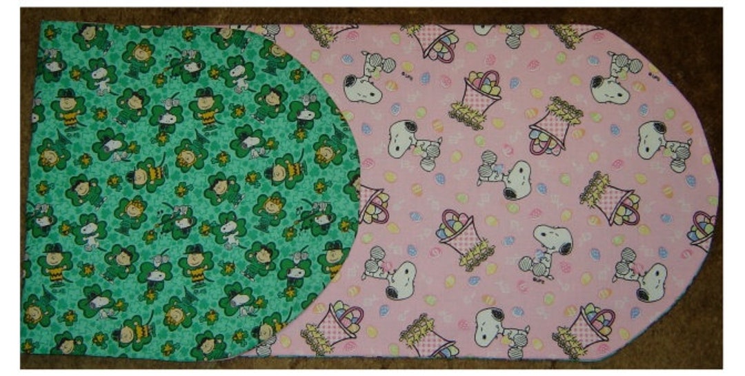 SNOOPY and PEANUTS Reversible St Patrick's Day and Easter Table Runner ...