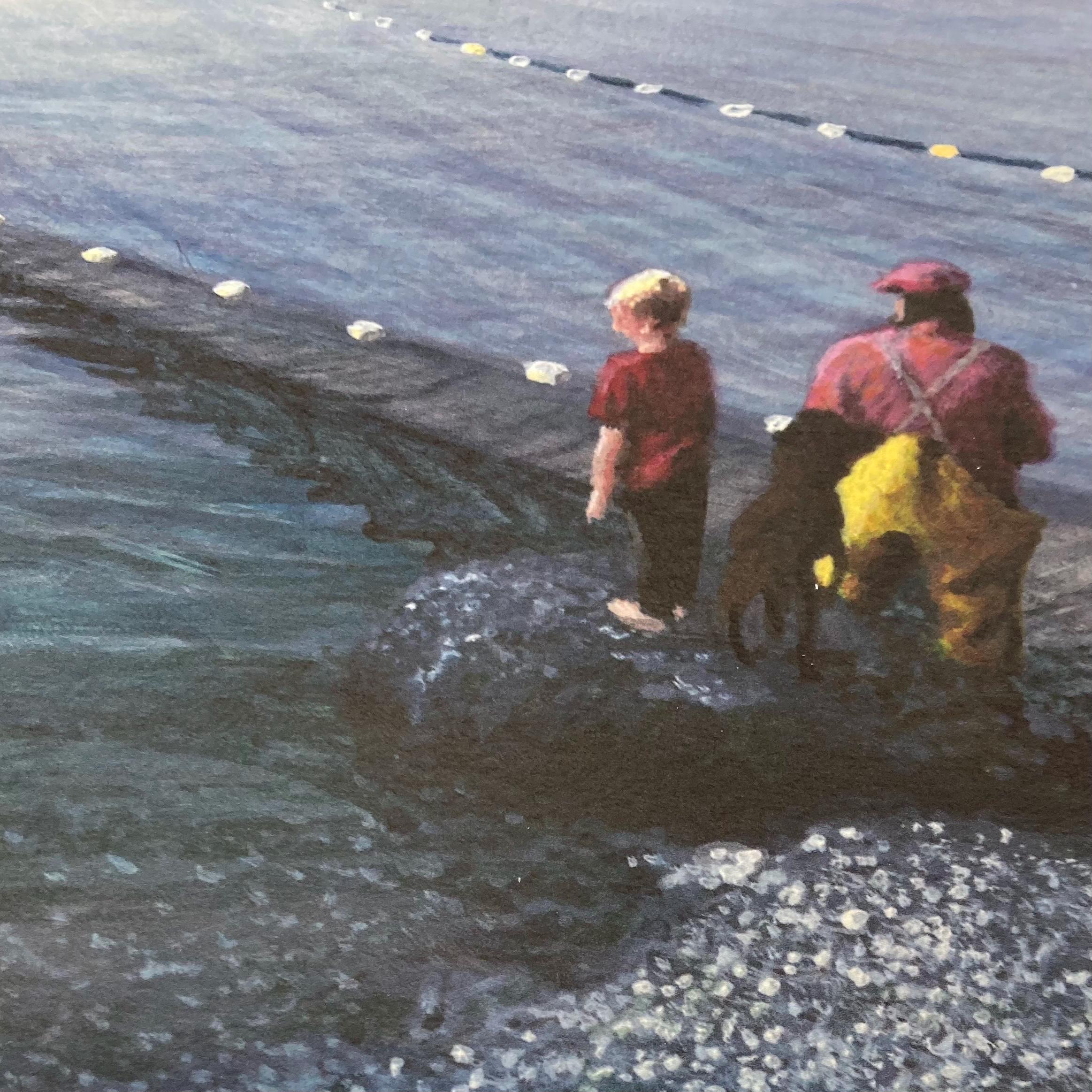 PNW Island Scene Original Fine Art Print, "waiting." Signed by Artist ...