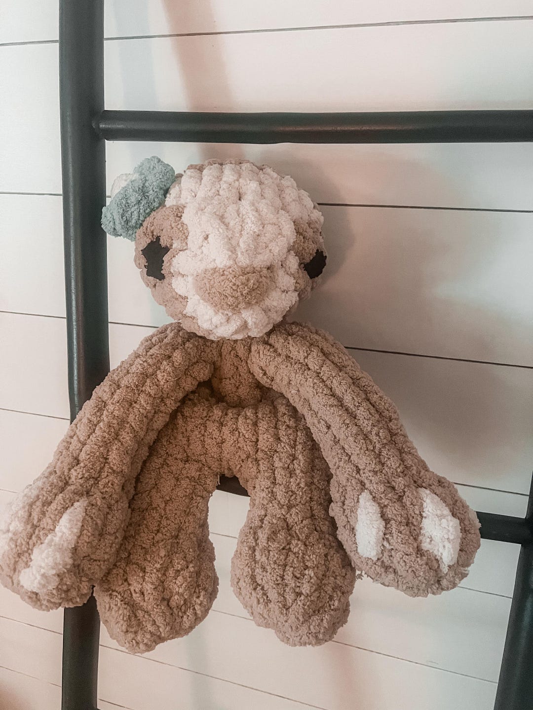 Chunky Knit "sydney" Sloth Full-size Snuggler, Baby, Girl, Boy ...