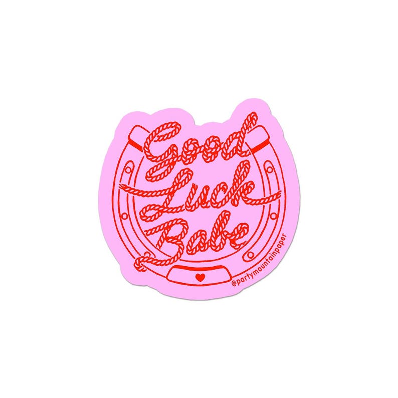 Good Luck Babe Sticker Retro-inspired Lucky Charm Decal for Water ...