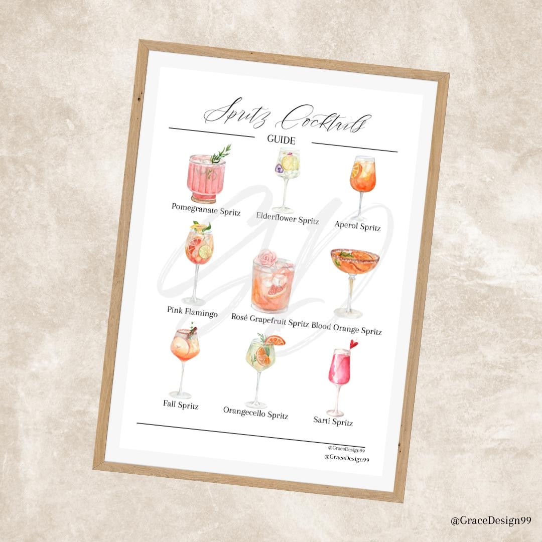 Spritz Cocktails 1 | Signature Drink | Bar Menu | Drinks Menu ...