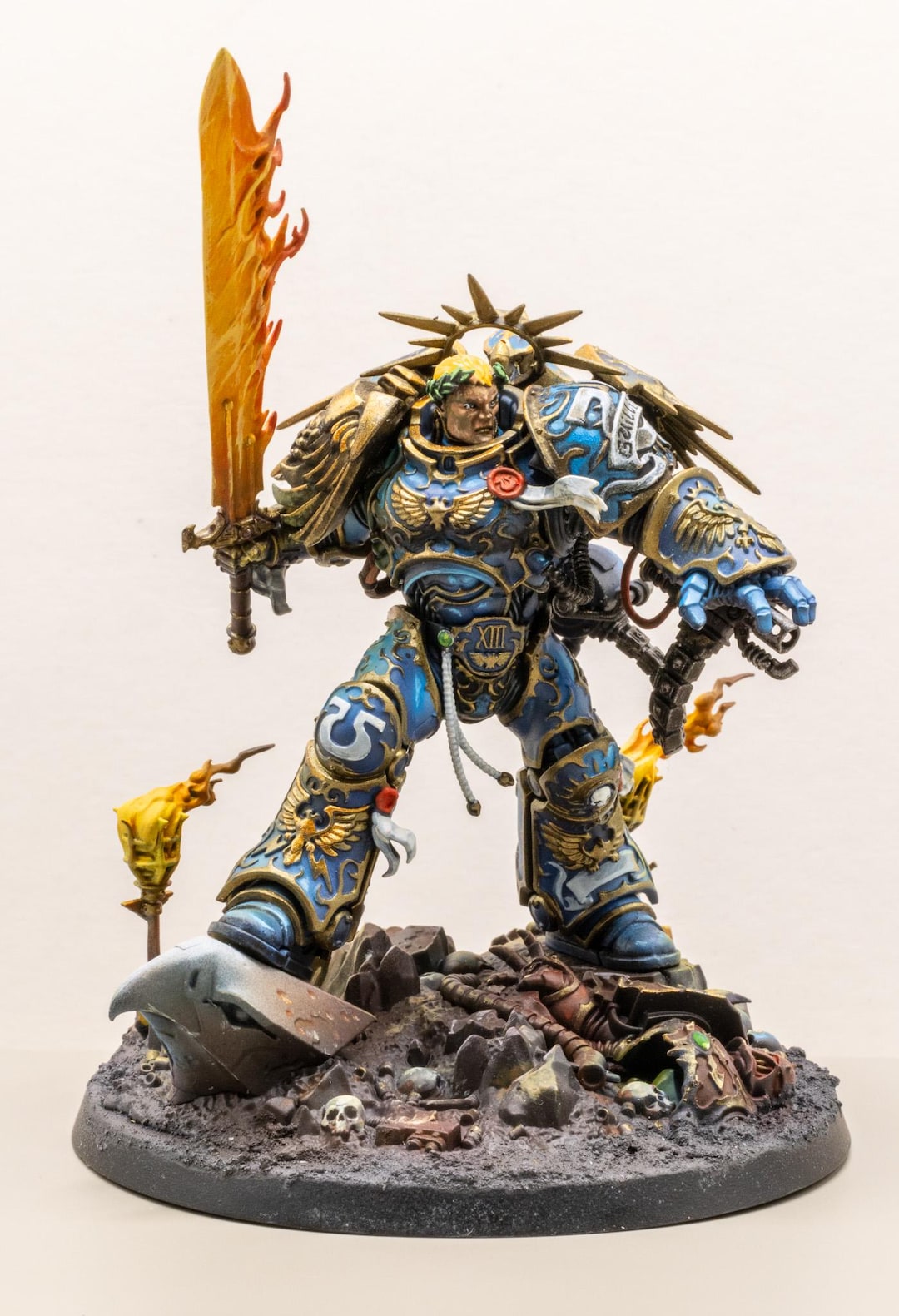 Painted Roboute Guilliman - Primarch of the Ultramarines - Warhammer ...