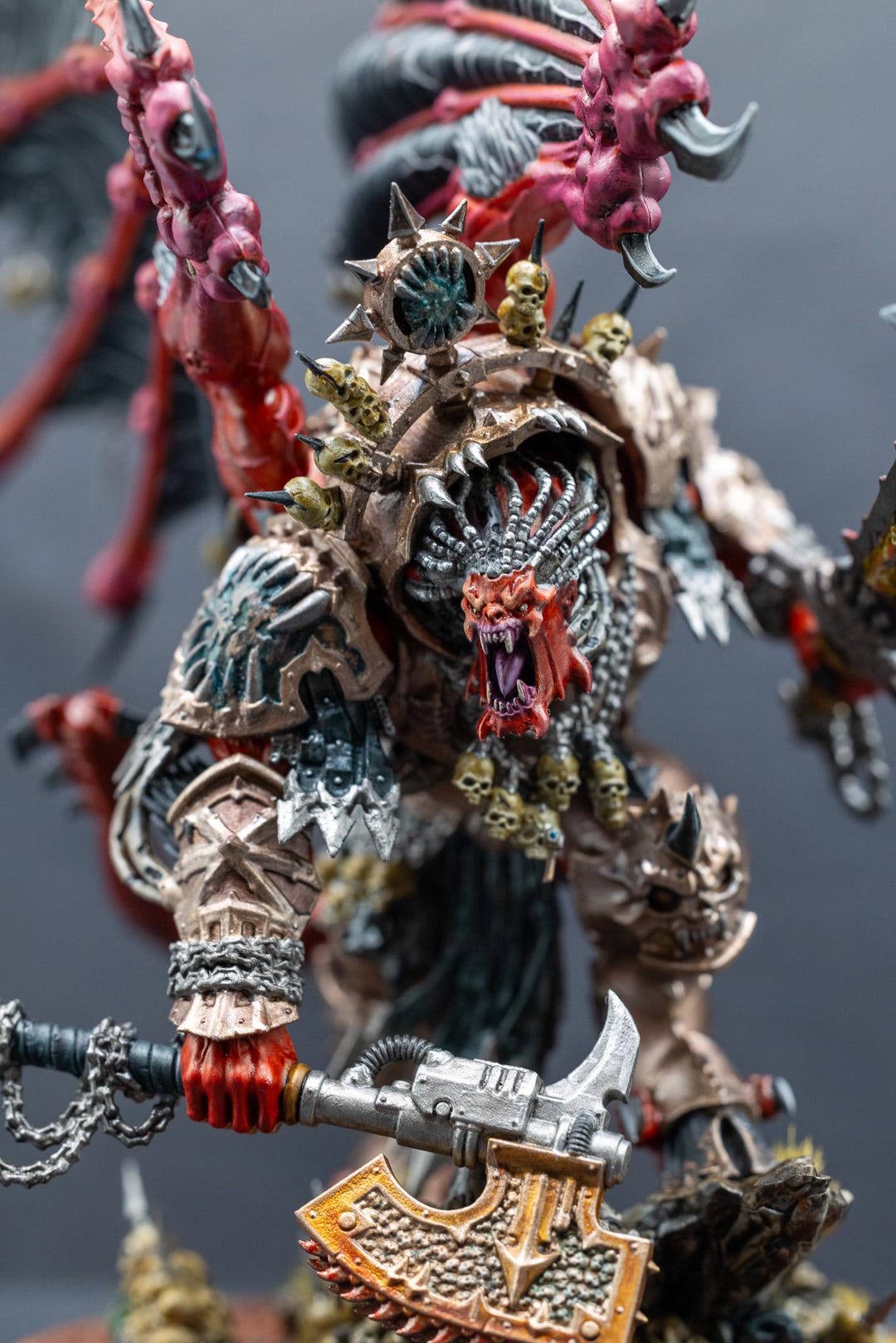Parade-level Painted Angron, Daemon Primarch of Khorne - Warhammer 40K ...