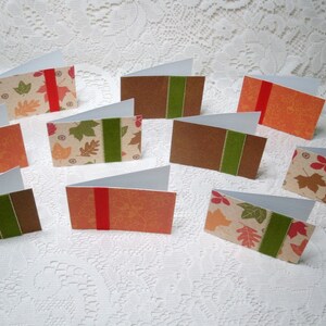 Set of 10, Mini Note Cards, Fall Assortment Pack 7993 - Etsy