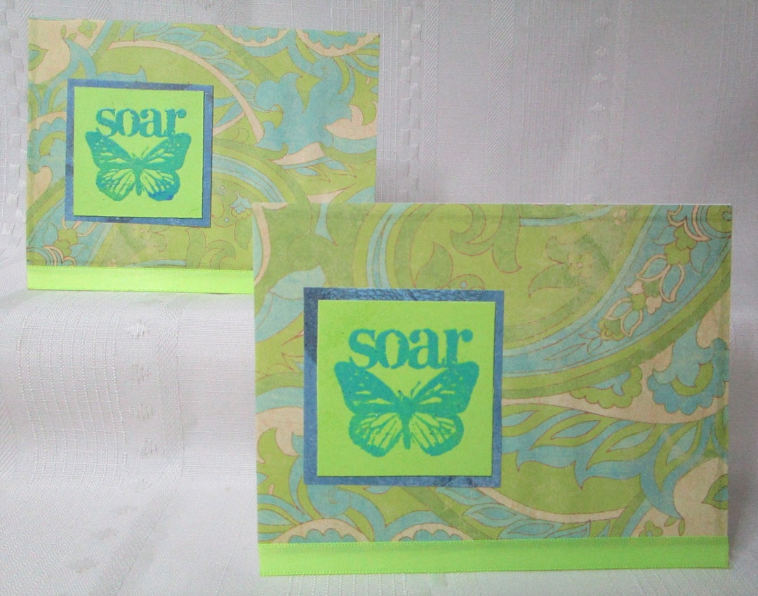 Set of 2 Cards. #4601 Soar, Inspirational Card for Someone Who Needs It ...