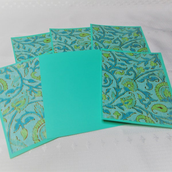 Paisley Note Cards - Etsy