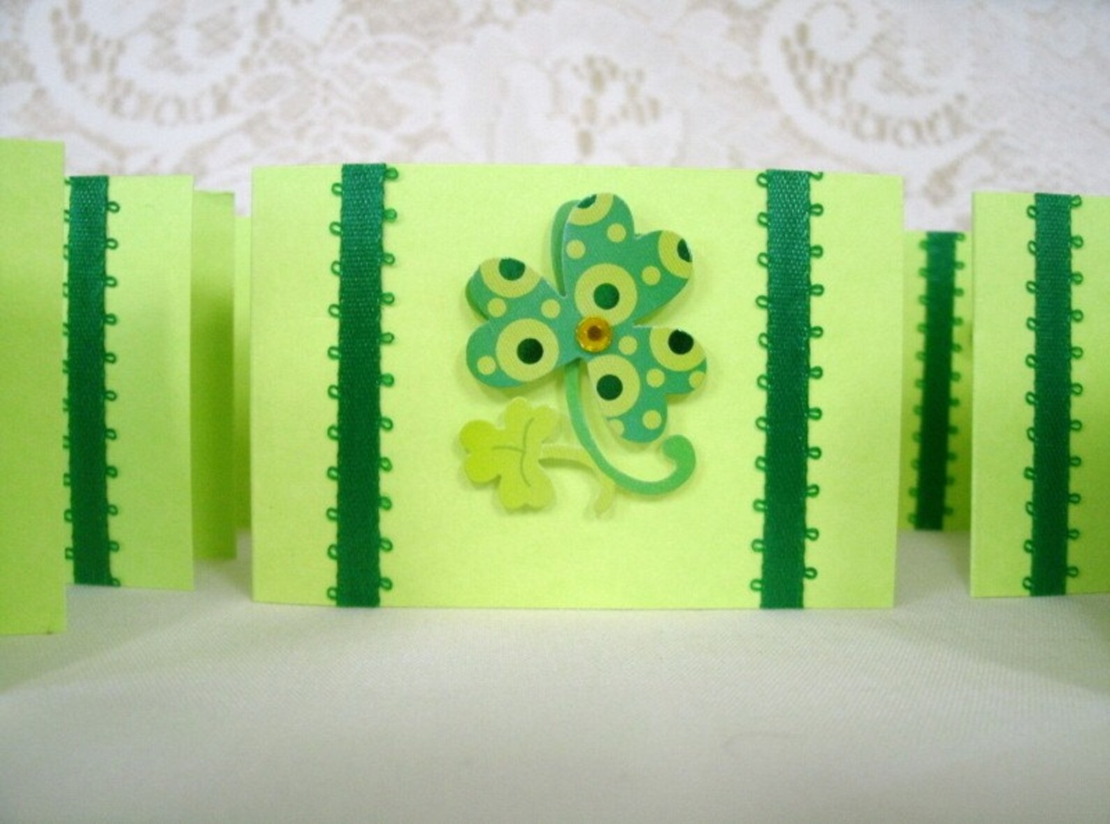 Set of 10 St. Patricks Day, Mini Note Cards (5222) - Etsy