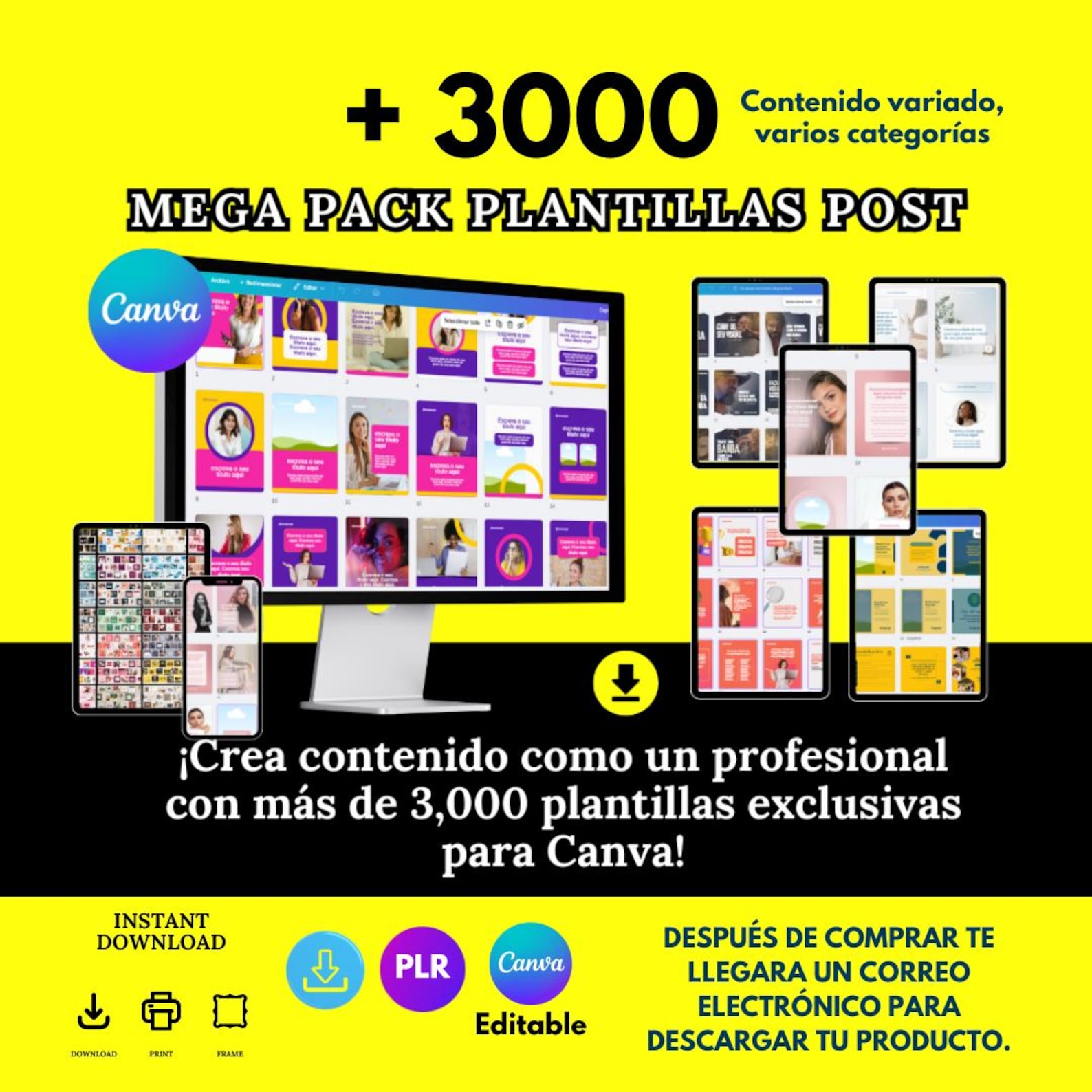 Canva Instagram Package / Canva Social Media Template / Canva Instagram ...