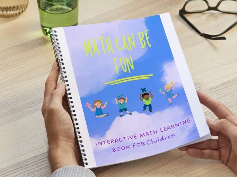 Math Can Be Fun Interactive Math Book for Children - Etsy