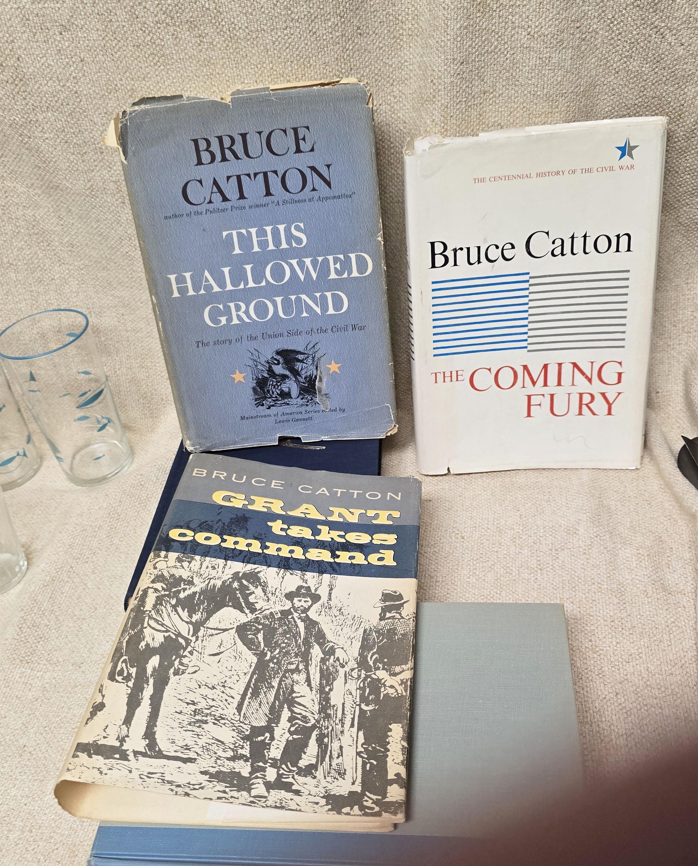 Civil War History Books Bruce Catton Choice Hardcover DJ - Etsy