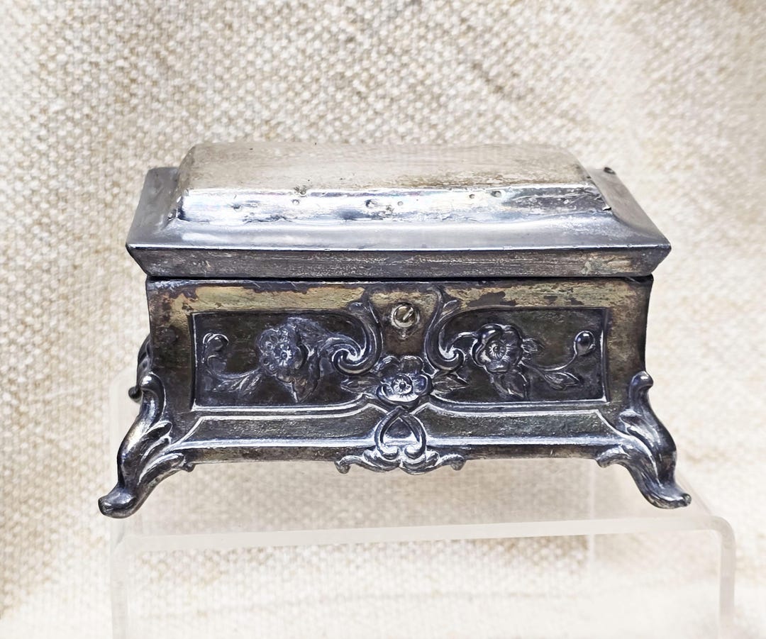 Jewelry Casket Box Trinket W. B. MFG. CO. 1920's Elegant Antique - Etsy