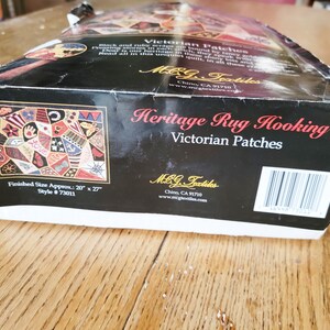 Victorian Patches Rug Hooking Kit Heritage Rug Hooking 2001 20 X 27 Rug Kit - Etsy