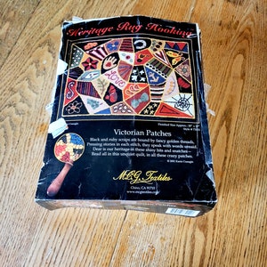 Victorian Patches Rug Hooking Kit Heritage Rug Hooking 2001 20 X 27 Rug ...