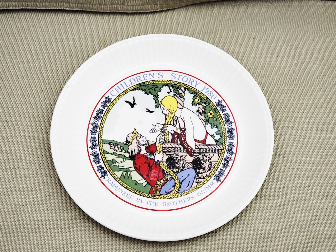 1980 Rapunzel Children's Story Plate Wedgwood England Brothers Grimm - Etsy