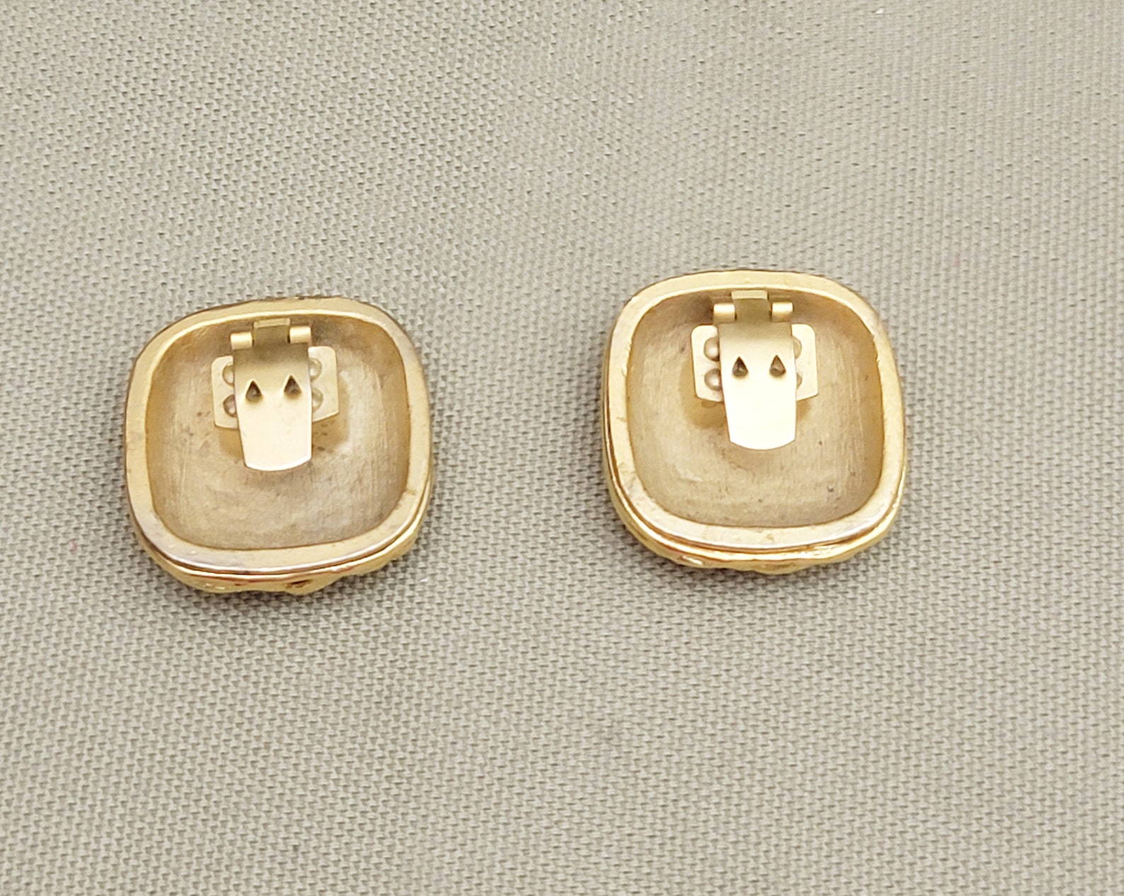 Vintage Gold Metal Shoe Clips Midcentury 1950's - Etsy
