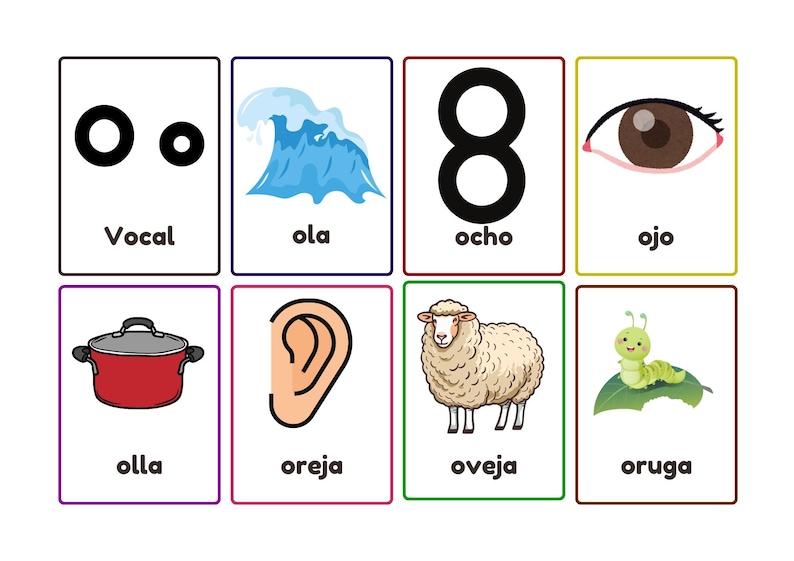 Learning Vowels (digital Flashcards) - Etsy