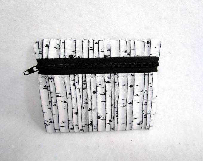 Birch Trees Coin Purse Earbuds Case Credit Cards Free Shipping - Etsy