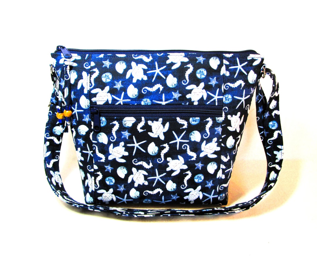 Tropical Cross Body Fabric Jenny Bag 9 Pockets Storage Gifts for Women ...