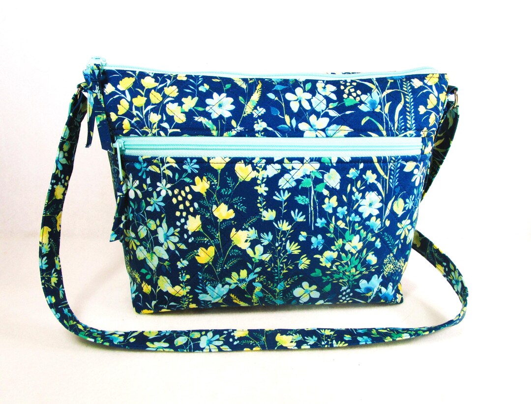 New Size Fabric Cross Body Jenny Bag 2 Adjustable Strap Inside Zipper ...