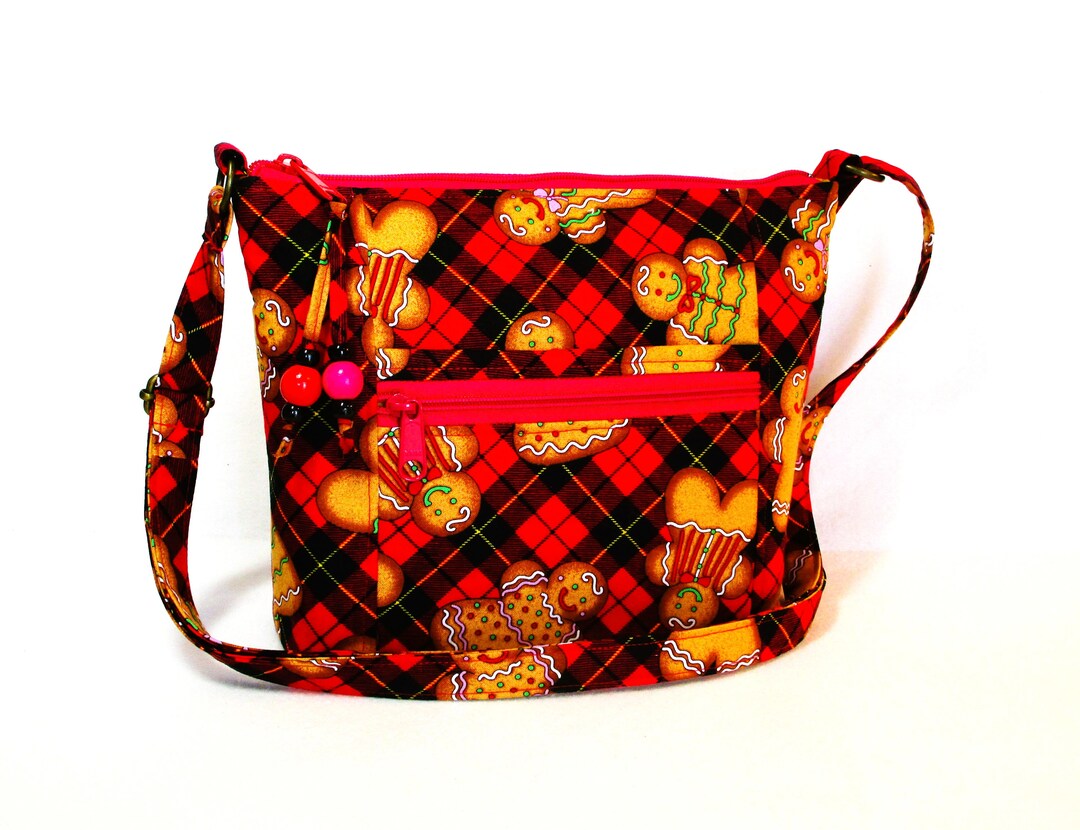 Women's Cross Body Lightweight Fabric Purse Medium Size Handbag 10 ...