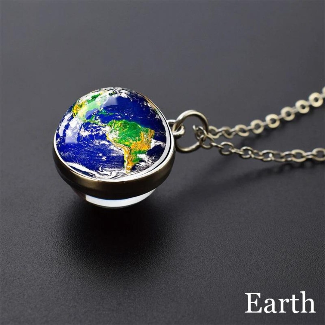 Cosmic Wonders: Two-sided Solar System Pendant Necklace – Nebula, Sun ...