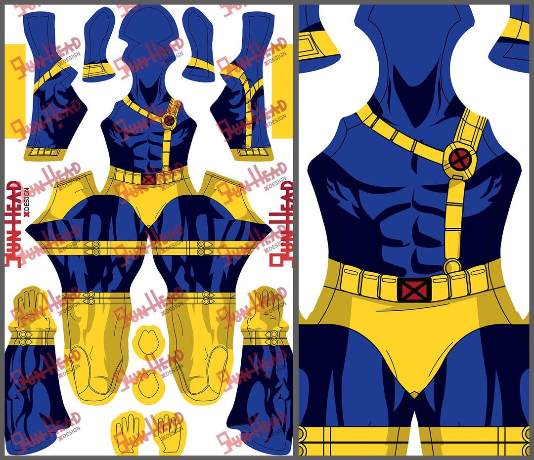 Cyclops 97 Costume, Ready to Wear, High Quality Spandex - Etsy