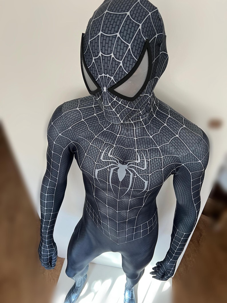 Replica Spider Raimi Symbiote Black Costume, Ready to Wear, High ...