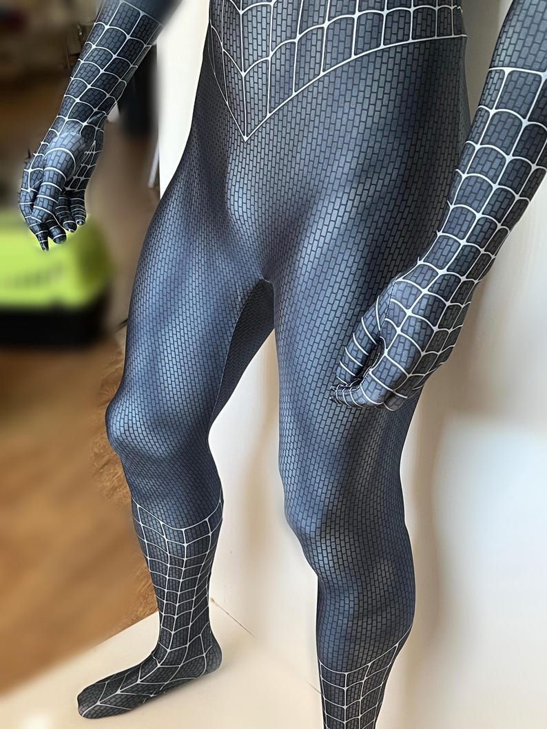 Replica Spider Raimi Symbiote Black Costume, Ready to Wear, High ...